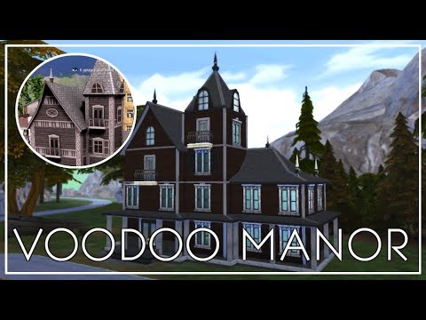 VOODOO MANOR 🧟 [Tropico 4 to Sims 4 Speed Build] - YouTube