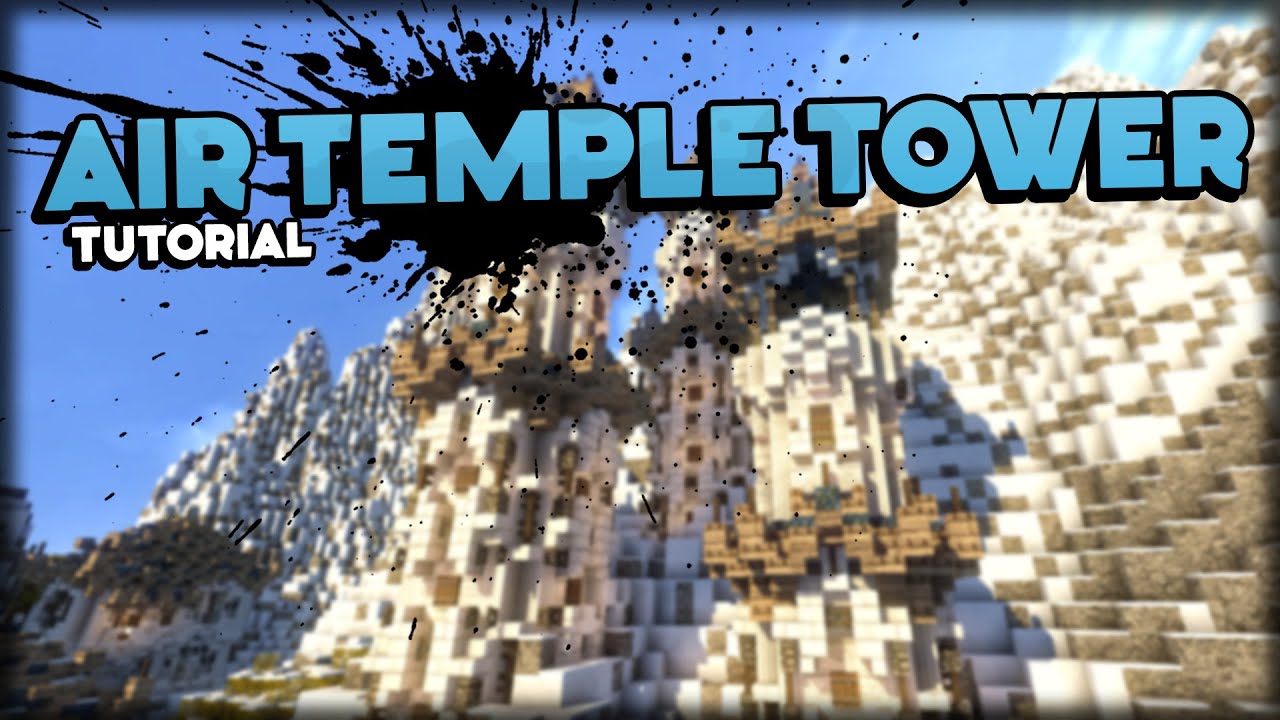 Minecraft Tutorial: Air Temple Tower - YouTube