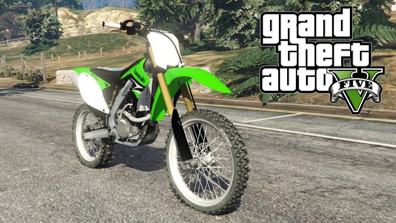GTA 5 - FAIRE DU CROSS EN KX450F - YouTube