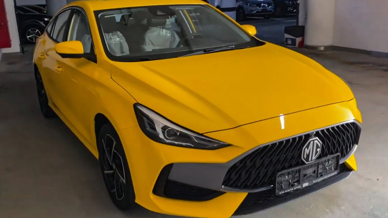 New 2023 MG GT Sport | Yellow Color - YouTube