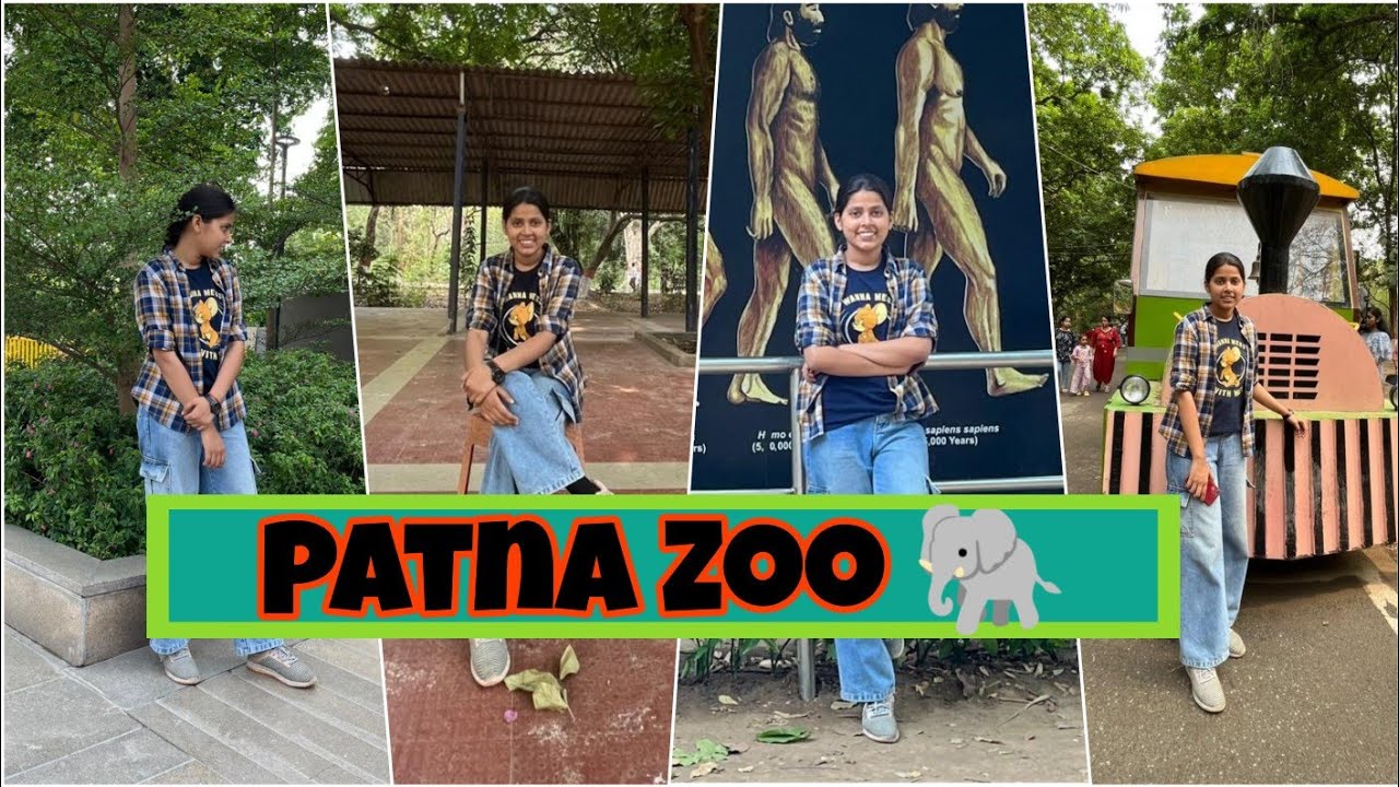Patna Zoo 🐘🐯 | 31st #vlog | Animal comprising competition 😂 | our 2nd ...