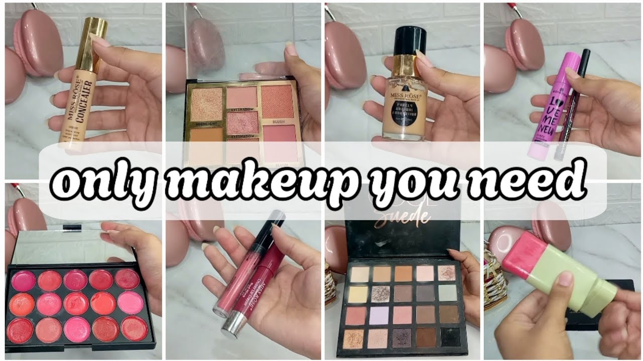 THE ONLY MAKEUP PRODUCTS YOU NEED 💄|| Every girl should have these ...