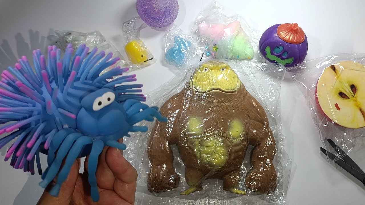 SQUISHYASMR TABA SQUISHY AND THE BIG GORILLA (MONKEY)squishies for your ...