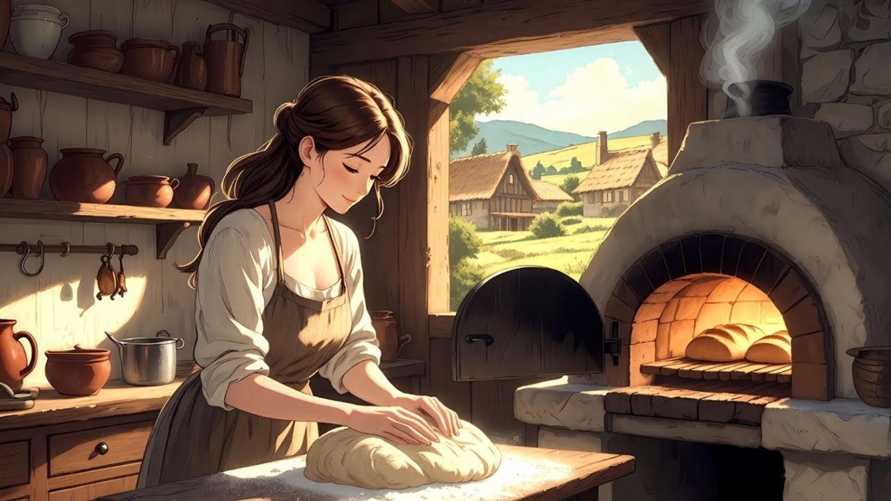 LINA’s – Baking Bread in the Stone Oven of Her 1800s Village Cottage 🍞 ...
