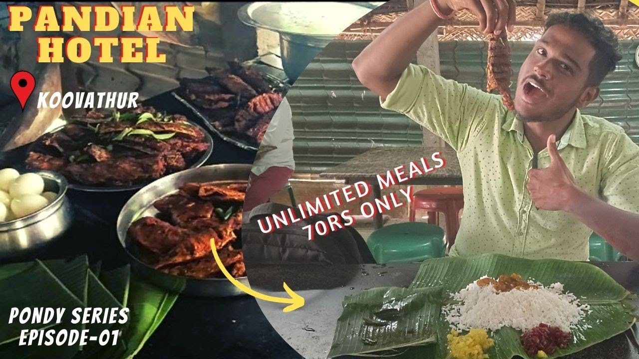 Unlimited Fish Meals & Fish Fry | Chennai-Pondicherry | Pandian hotel ...