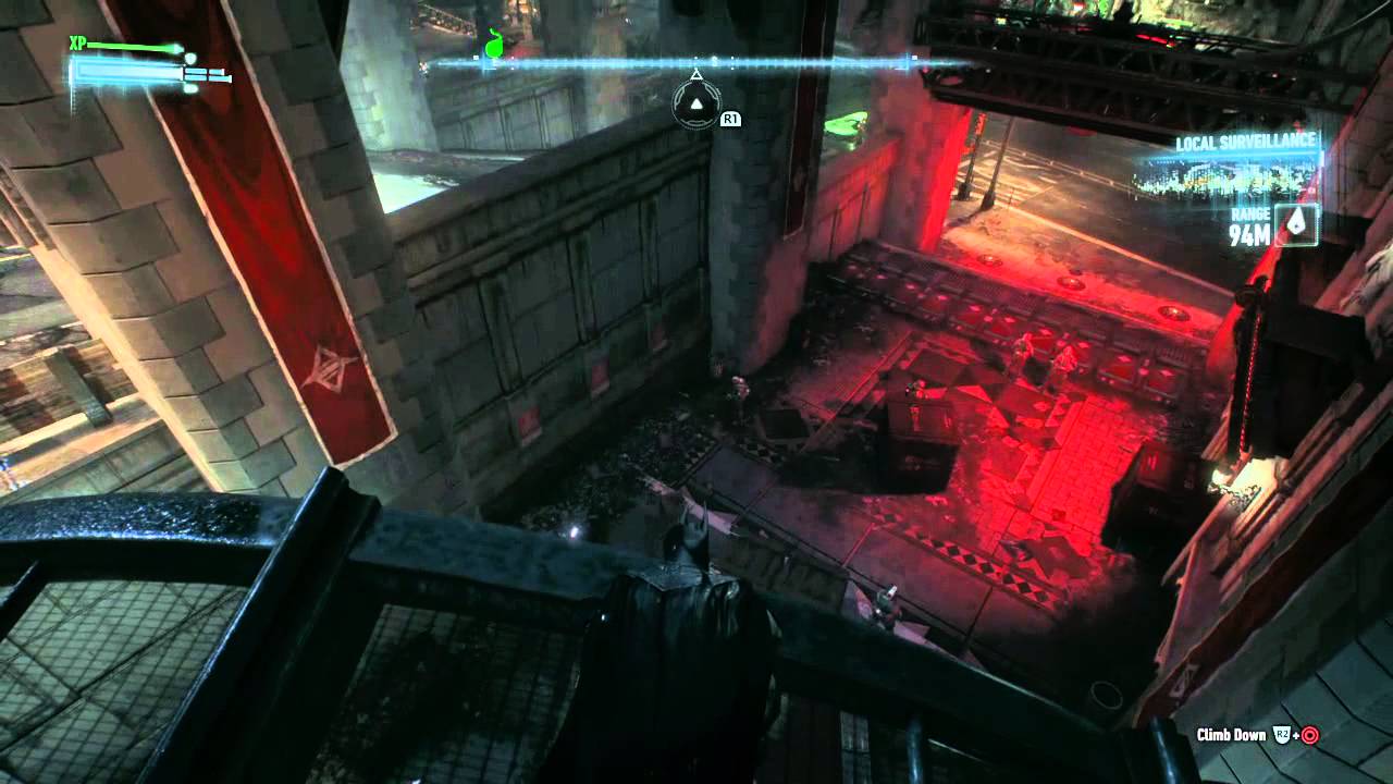 Batman Arkham Knight PS4 gameplay militia checkpoint - YouTube