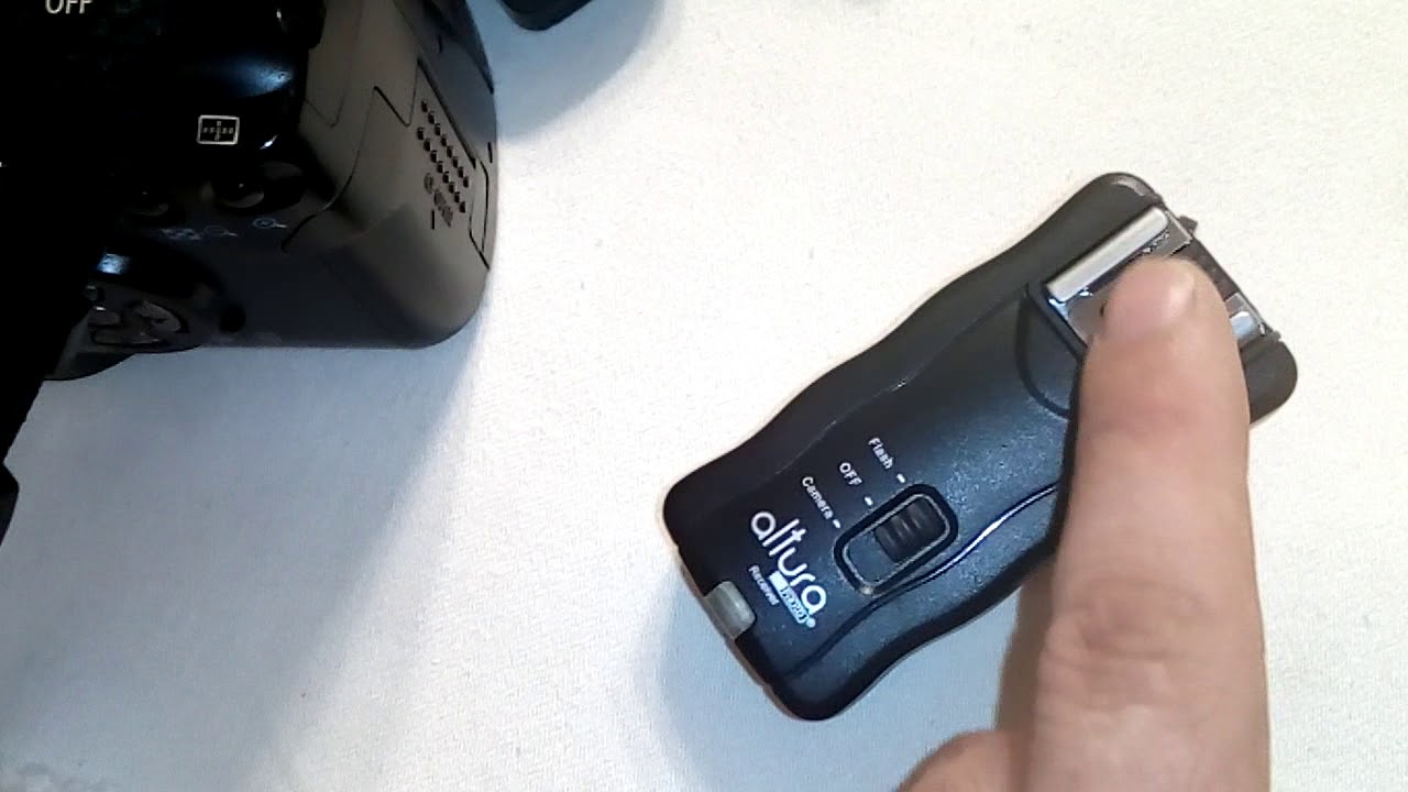 Altura Remote camera flash repair - YouTube