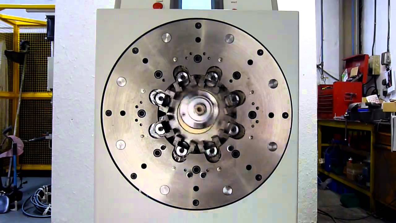 150mm Tube end forming machine. - YouTube