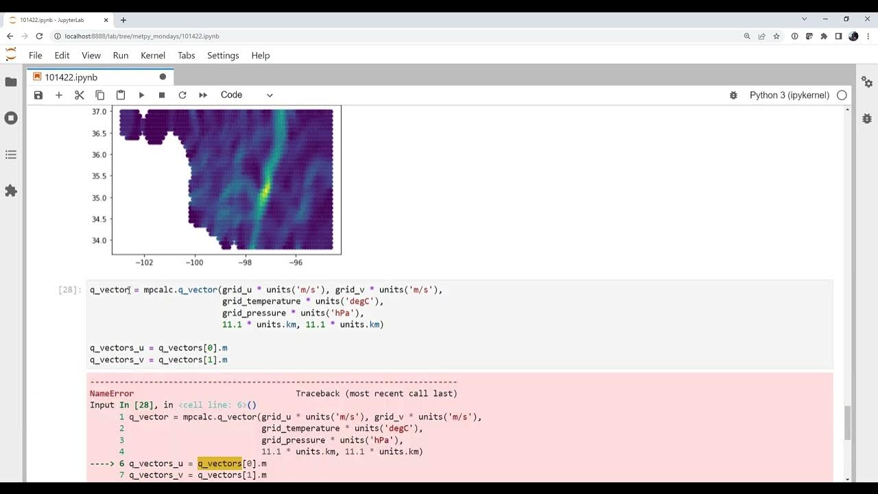 MetPy Mondays #255 - Calculating Q-Vectors to Find Frontogenic and Frontolytic Zones - YouTube