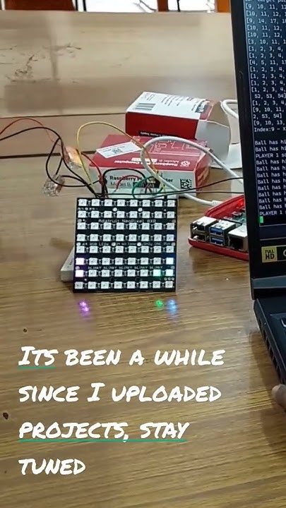 Raspberry pi and neopixels to play Ping Pong - YouTube