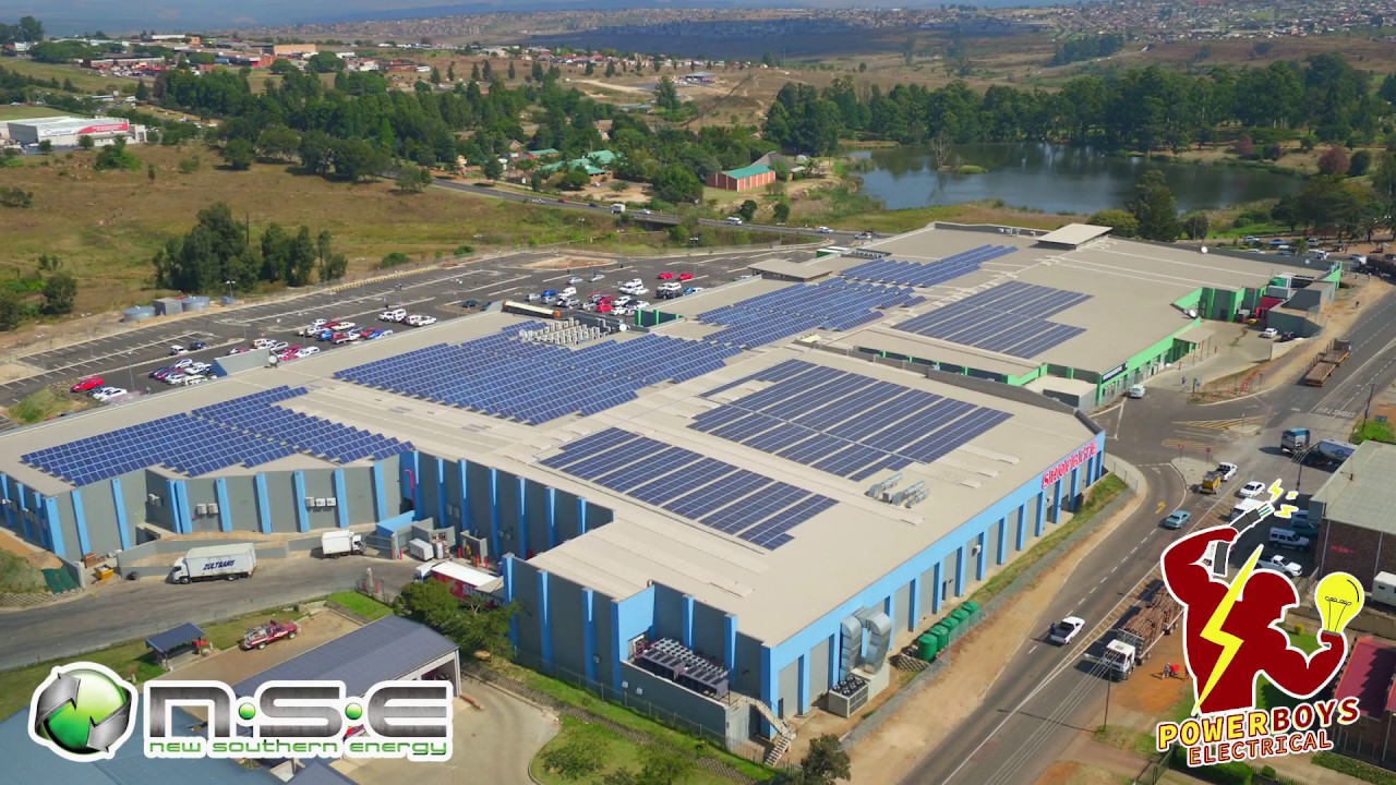 NSE Solar Installation at Mall@Mfula - Piet retief - YouTube