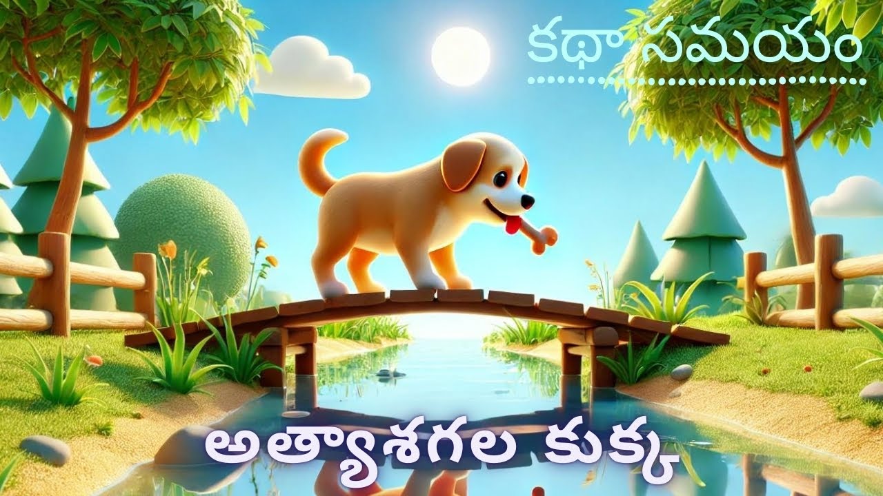 అత్యాశగల కుక్క | Greedy Dog | Telugu Moral Stories | - YouTube