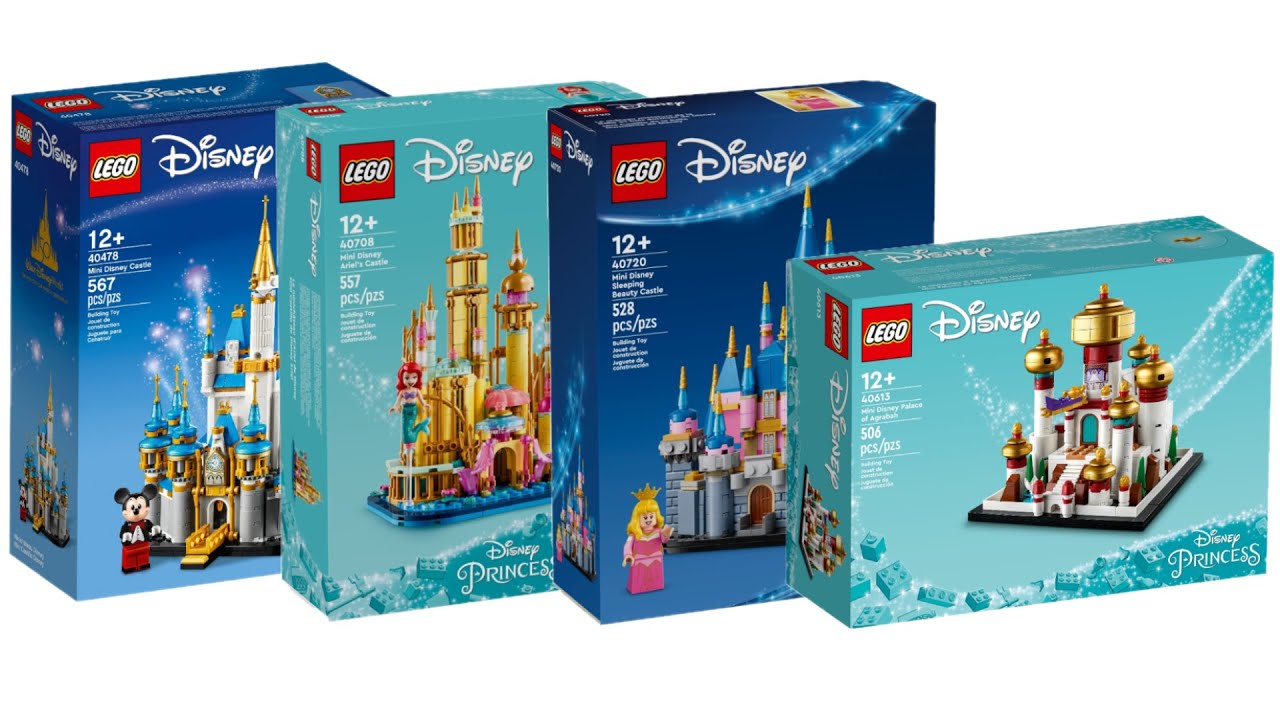 All LEGO Disney Mini Castle´s done between 2021 - 2024 Compilation ...
