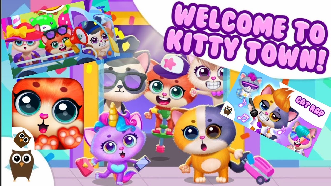Little Kitty Town. Create Stories. Hello Kitty fun. Cartoon GamePlay ...