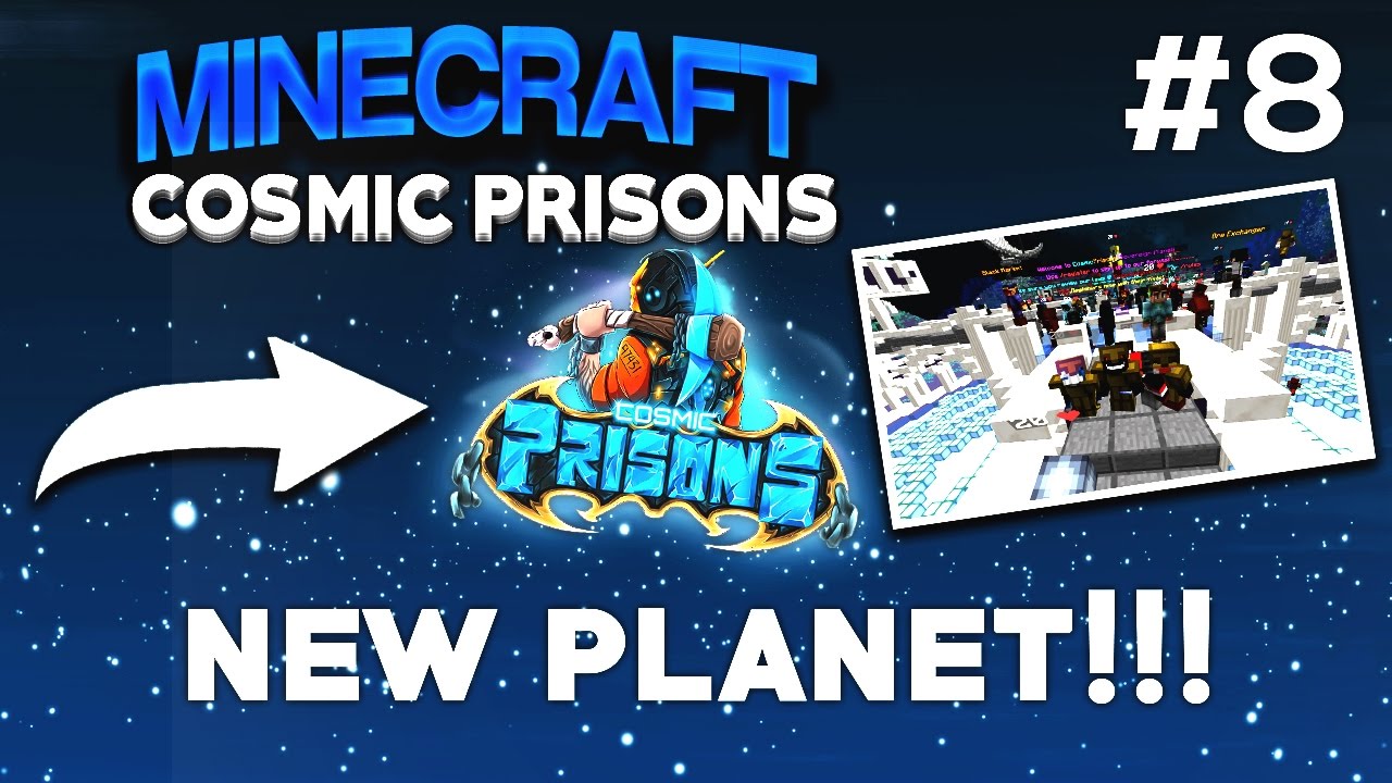 Minecraft COSMIC PRISONS: Lets Play! #8 | NEW PLANET!!! (Sovereign ...