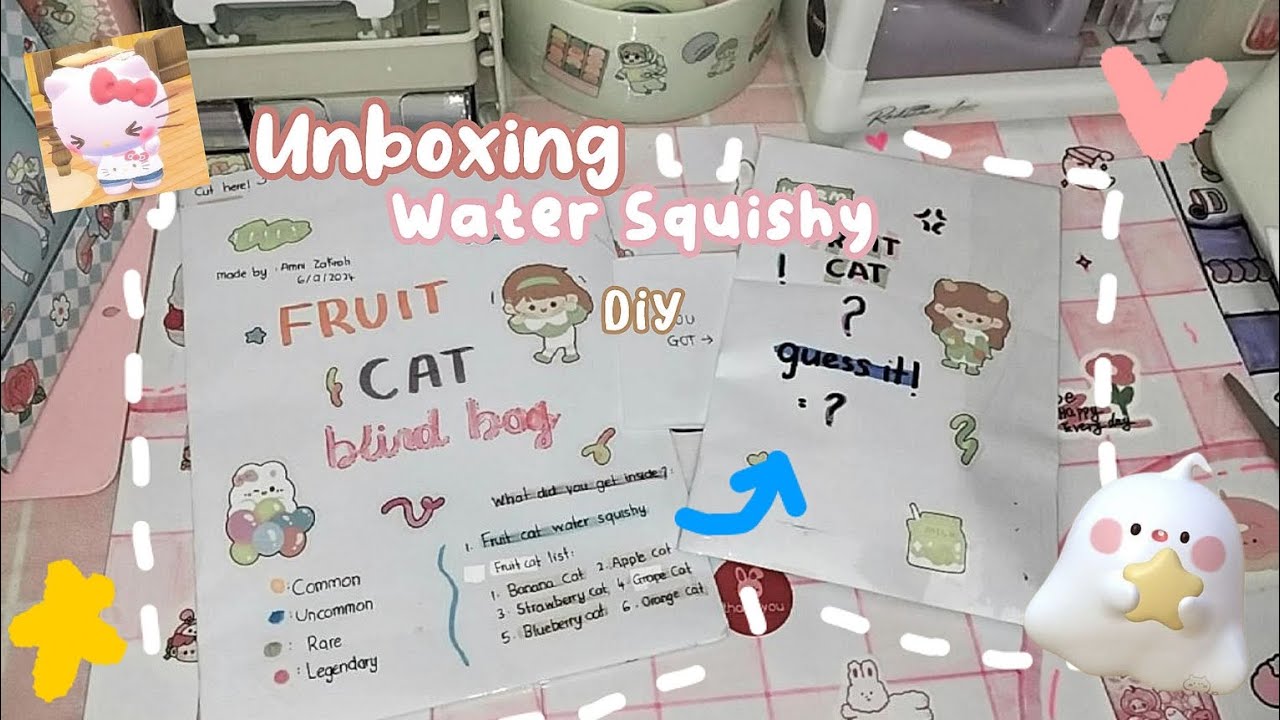 Unboxing Water Squishy DIY 💞💐 - YouTube