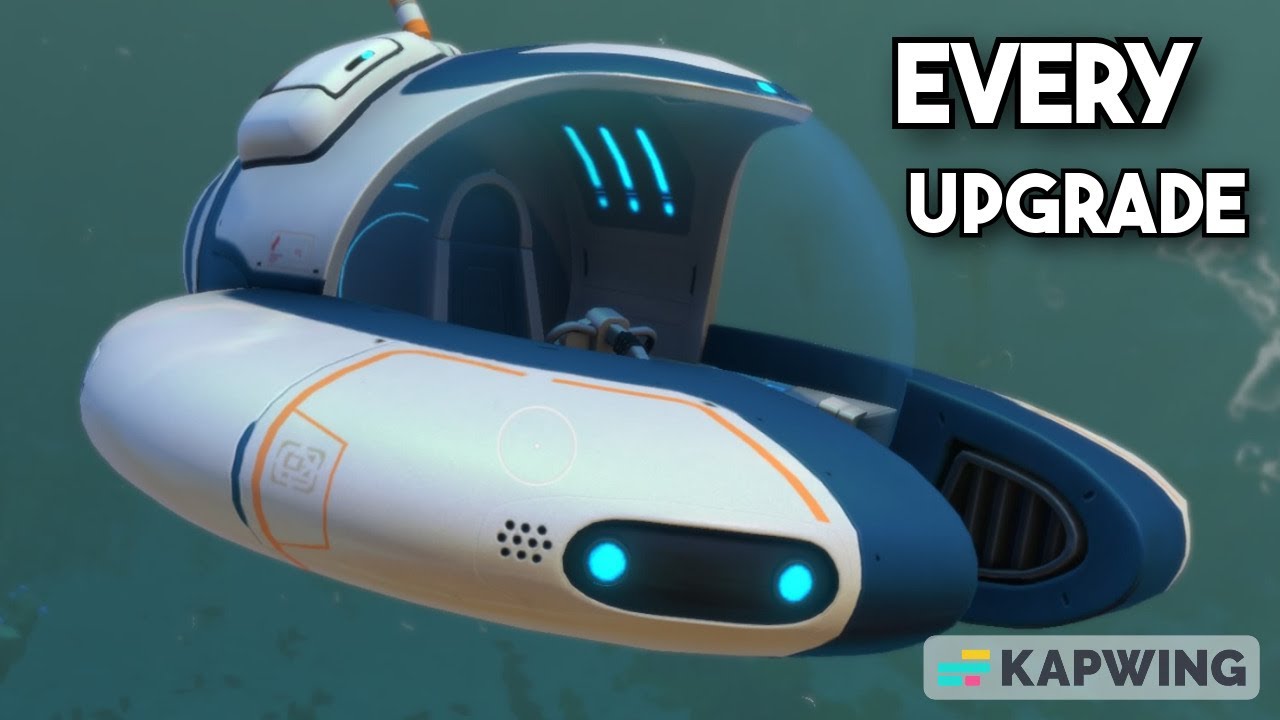 EVERYTHING YOU need to know about SEAMOTH UPGRADES in Subnautica - YouTube