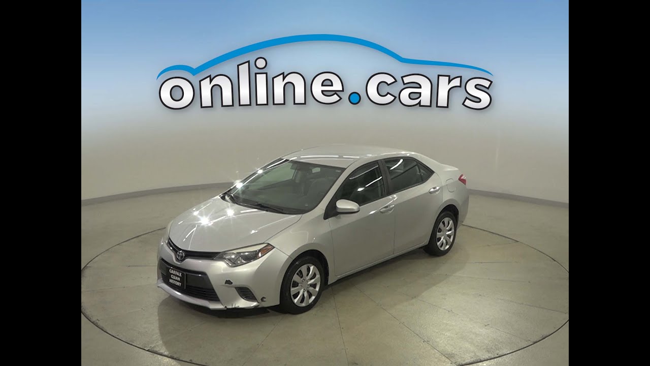 A47160PT Used 2016 Toyota Corolla Silver Sedan Test Drive, Review, For ...