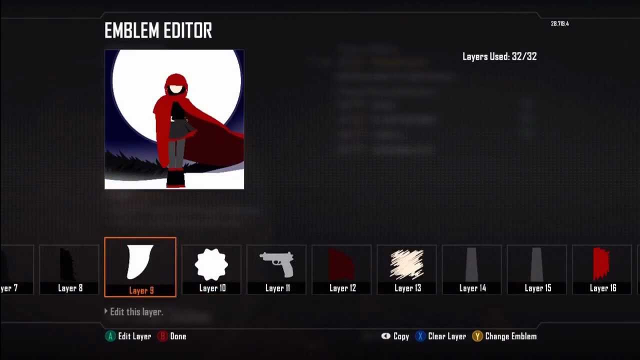 Black Ops 2 - 'RWBY' Red emblem - YouTube