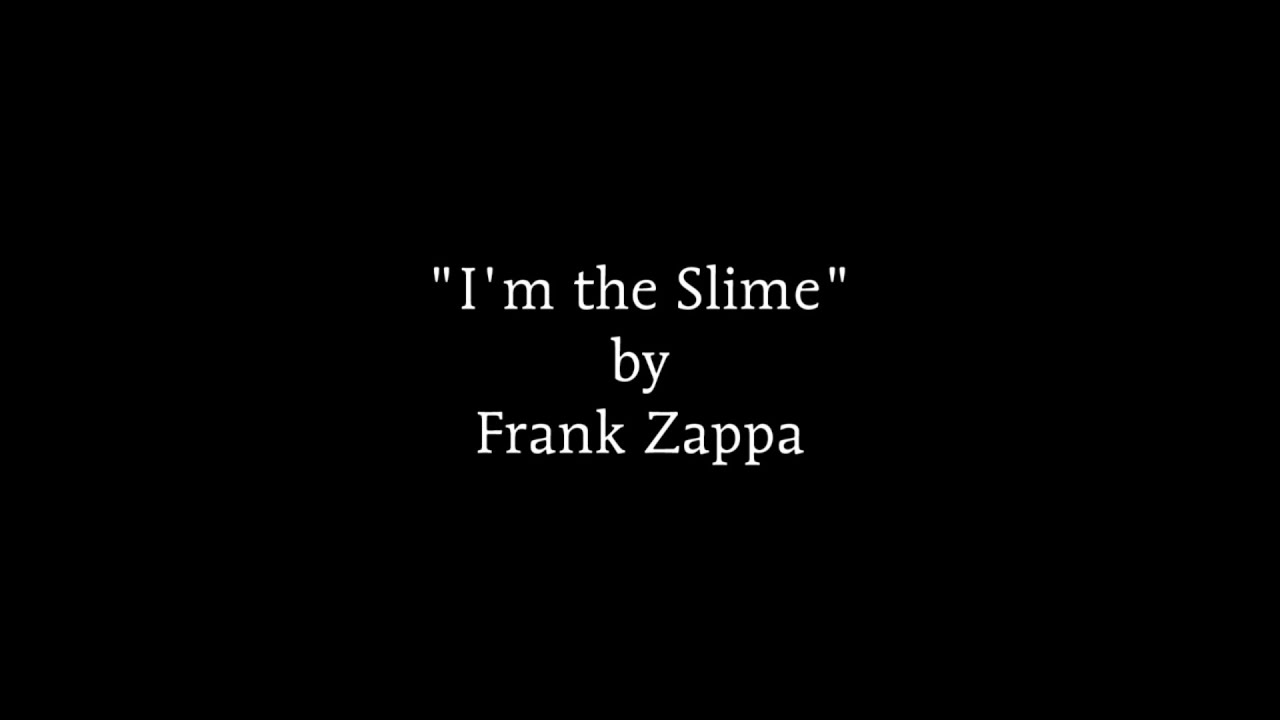 Poem of the Day #26: "I'm the Slime" - YouTube