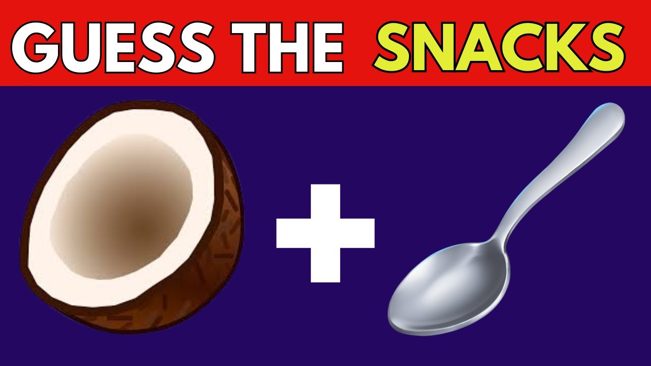 Guess the SNACK by Emoji? 🍔 Emoji Quiz Challenge 2025 - YouTube