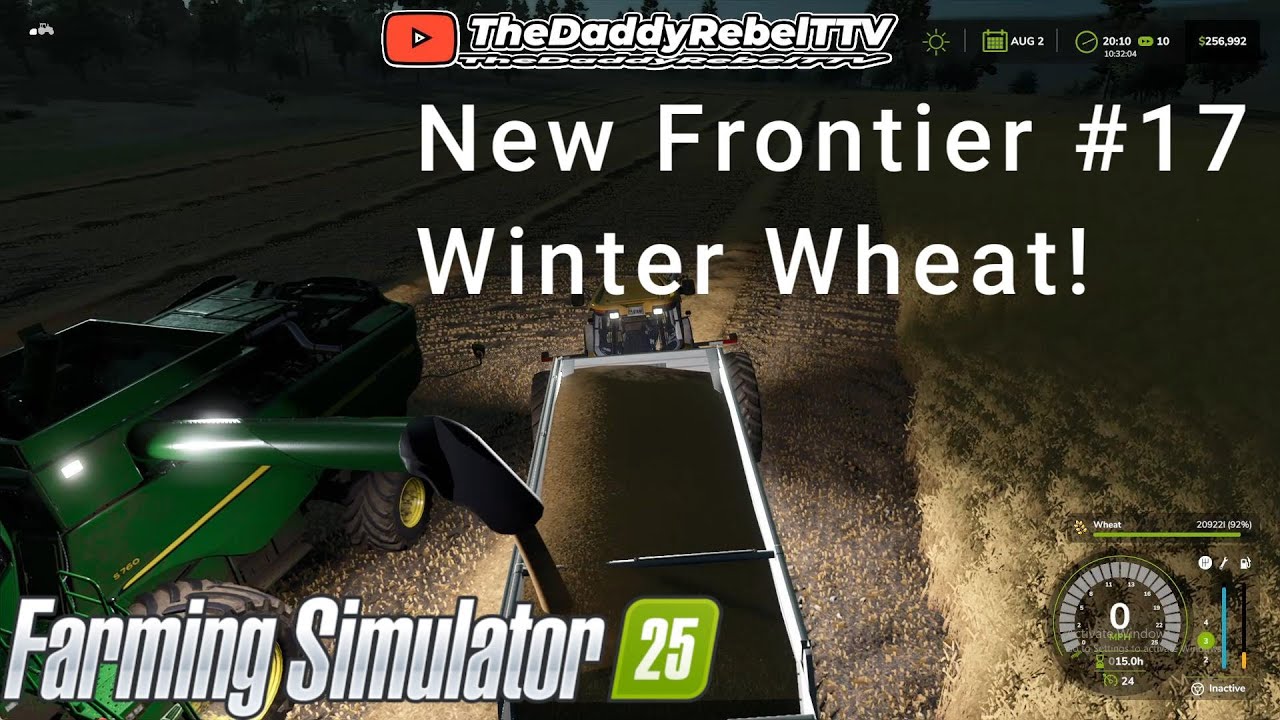 Farming Simulator 25 | The Frontier #18 | Winter wheat operation - YouTube