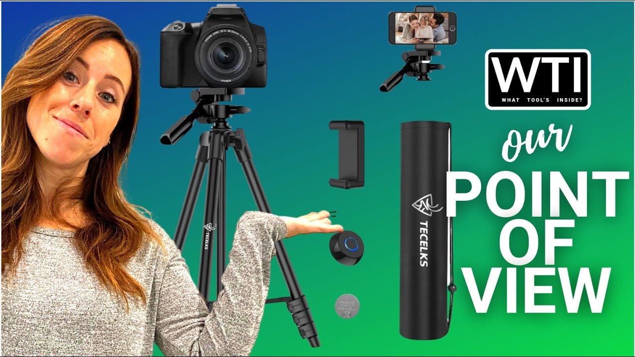 Our Point of View on the TECELKS 55" Phone Tripod Stand - YouTube