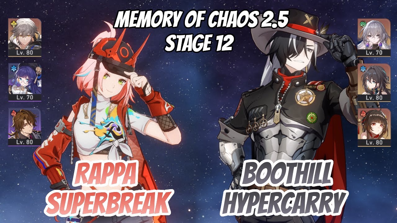 Rappa SuperBreak & Boothill Hypercarry Memory of Chaos Stage 12 (3 ...