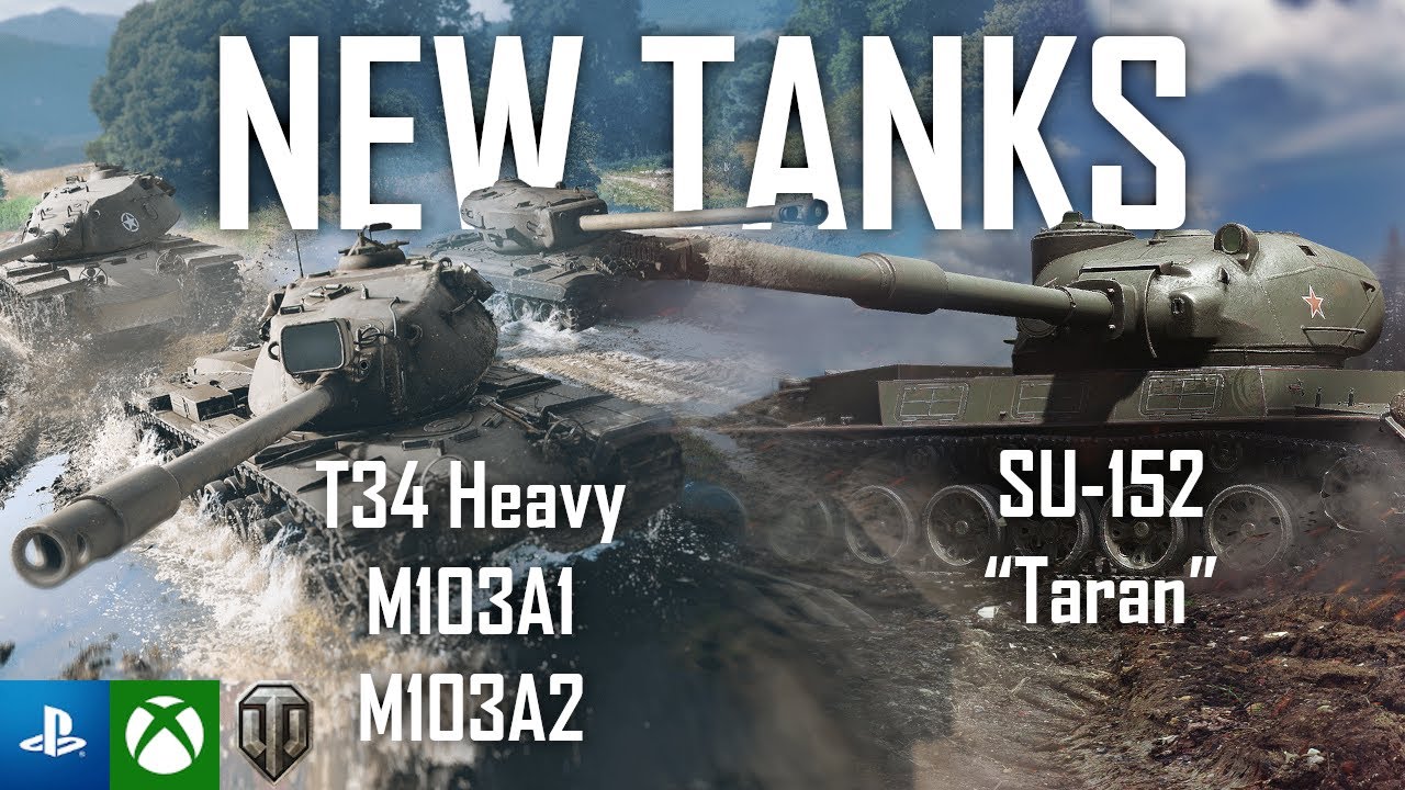 | NEW TANKS | World of Tanks Modern Armor | WoT Console | Red Tigers ...