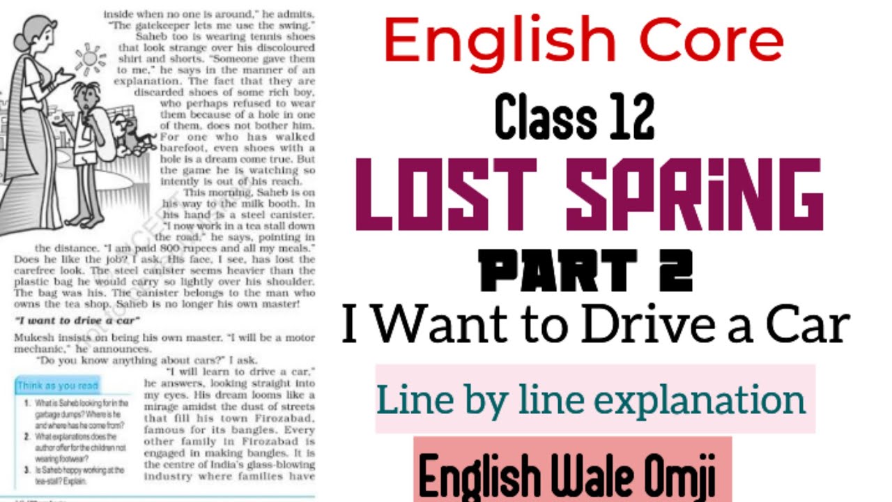 Lost Spring class 12 part 2 - YouTube