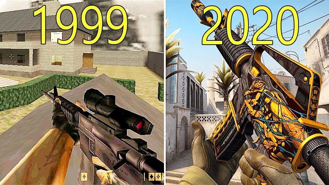 Evolution of Counter Strike Games 1999 2020 - YouTube