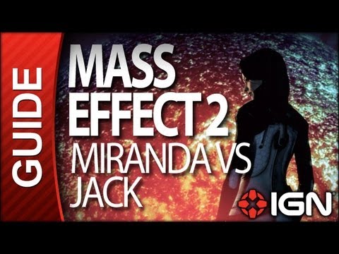 Mass Effect 2 - Miranda VS Jack - Walkthrough - YouTube