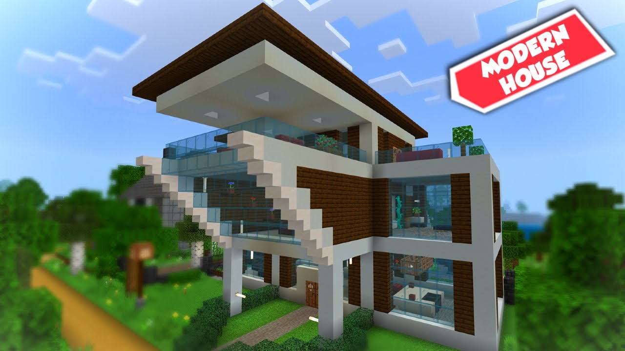 GOLF COURSE MODERN HOUSE | Survival Minecraft City - YouTube