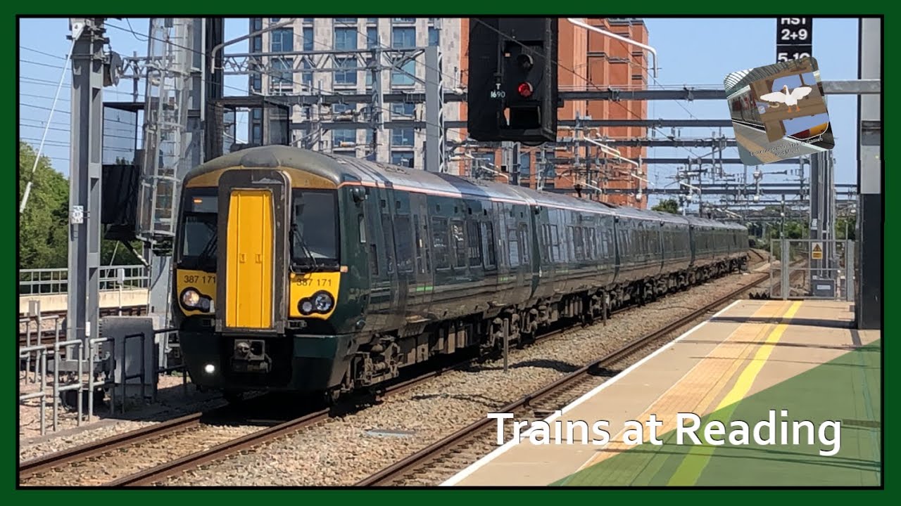 GWR, Elizabeth Line, CrossCountry and Freight Trains at Reading - YouTube