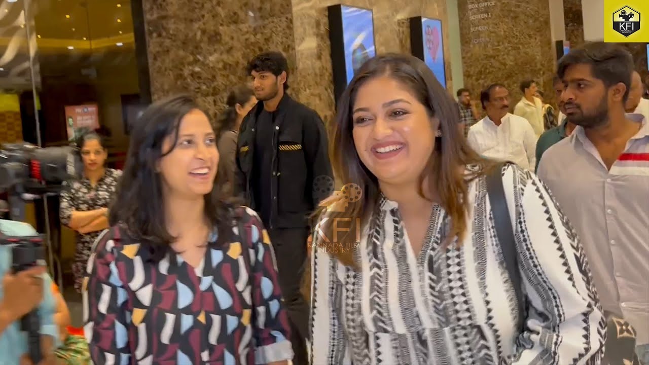 Meghana Raj Happily😍 Came To Watch Movie In PVR | Srii Murali Brother ...