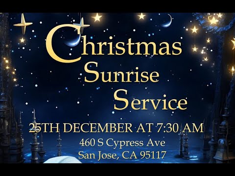Christmas Sunrise Service - Dec 25th 2024 - YouTube