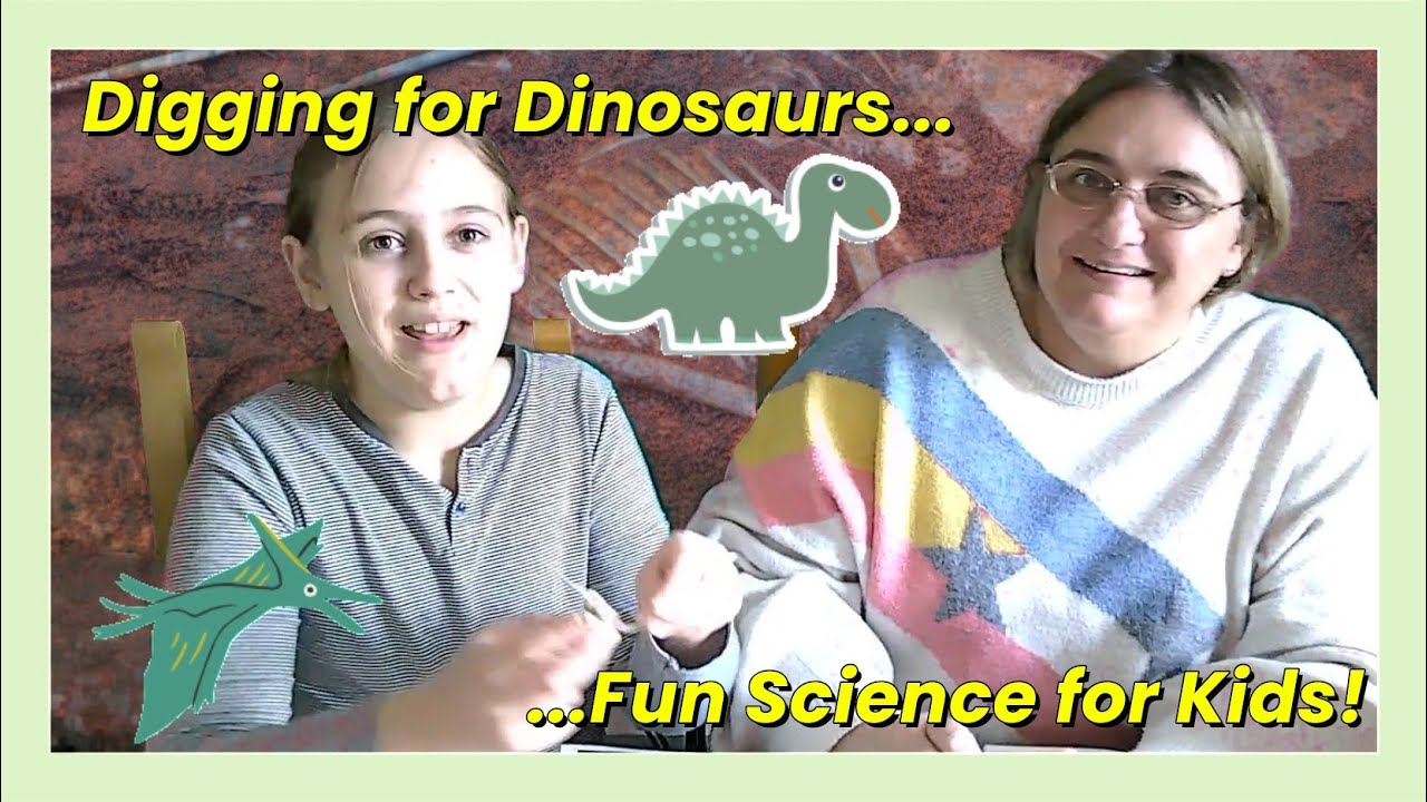 Dinosaur Excavation Science Experiment for Kids! 🦕 Dig Fossils at Home ...
