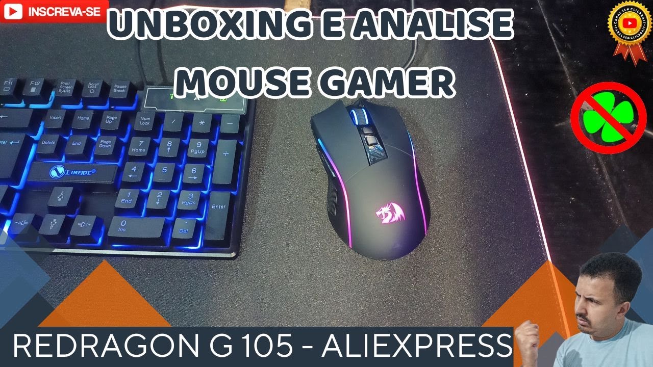 UNBOXING REDRAGON G105 MOUSE GAMER BARATO #redragon #g105 #mousegamer ...