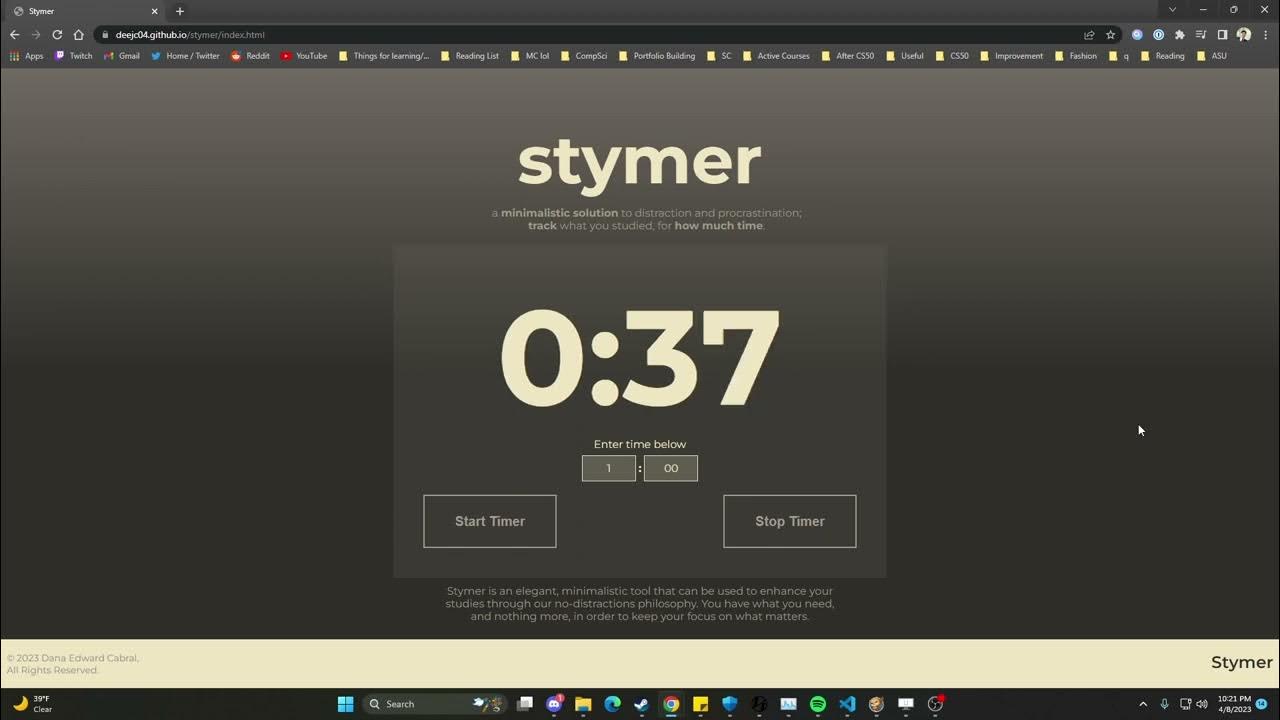 Stymer EducateHacks Hackathon Showcase - YouTube