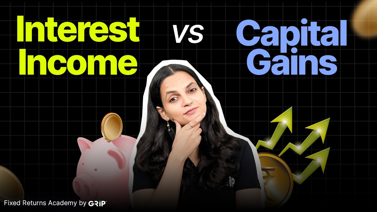 Interest Income vs Capital Gains in Bonds | Tax Explained Simply - YouTube