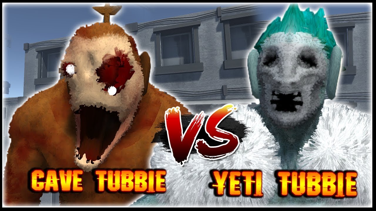 50 CAVE TUBBIE vs 50 YETI TUBBIE! SLENDYTUBBIES 3 - * big boss * - YouTube
