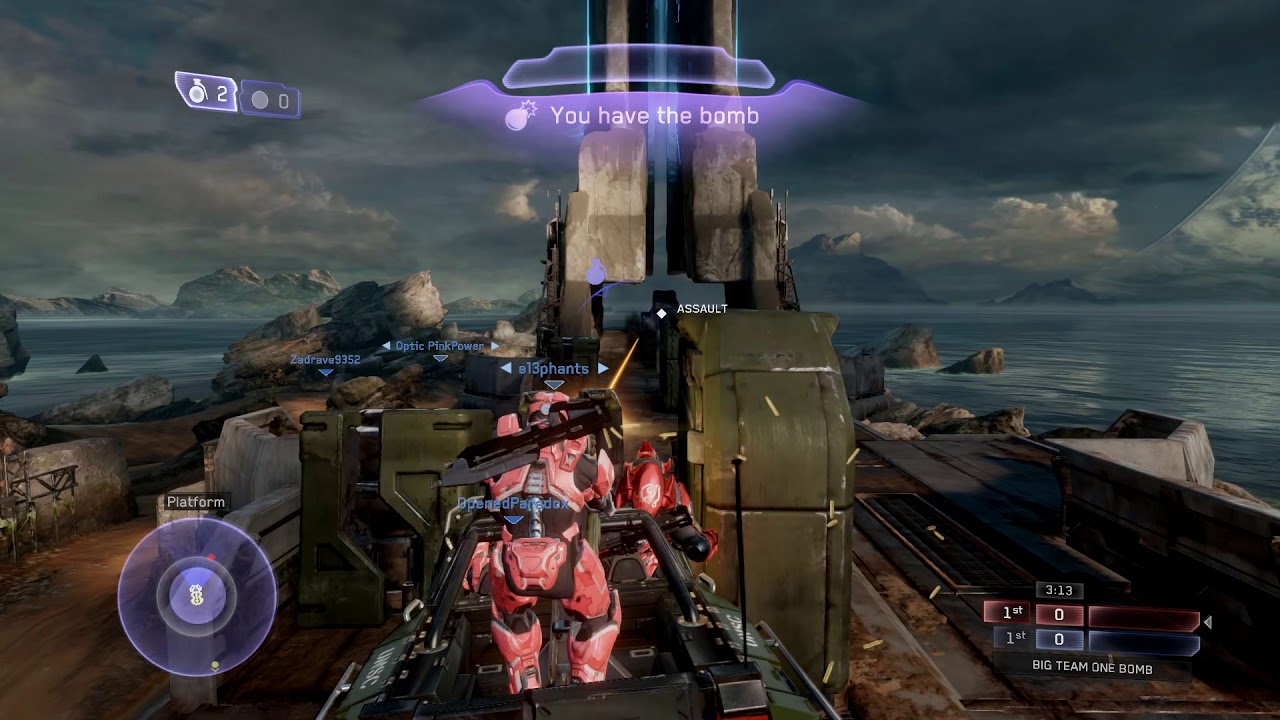One Bomb Assault Full Match - Halo: MCC - Halo 2: Anniversary - YouTube