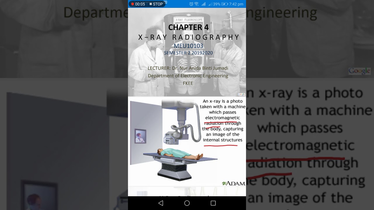 Chapter 4: X-Ray Radiography (Part 1) - YouTube