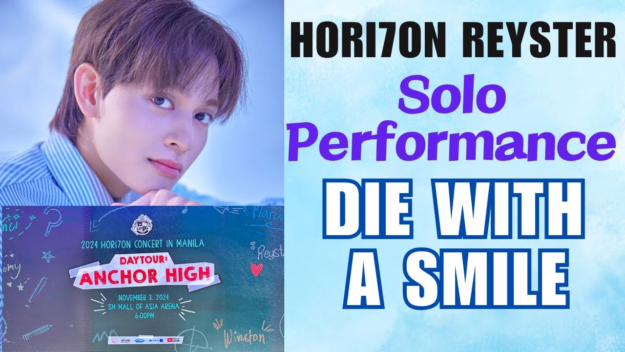 HORI7ON REYSTER - Solo Performance - Die with a smile - ANCHOR HIGH ...