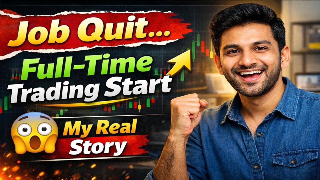 “Job Quit – 😱Full-Time Trading Start | My Real Story” #IntradayTrading ...