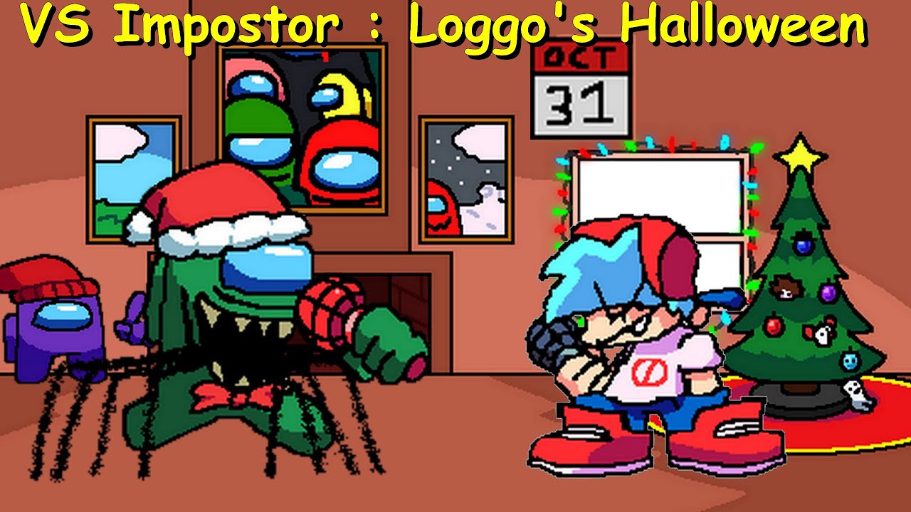 VS Impostor : Loggo's Halloween - Friday Night Funkin' Mod - YouTube