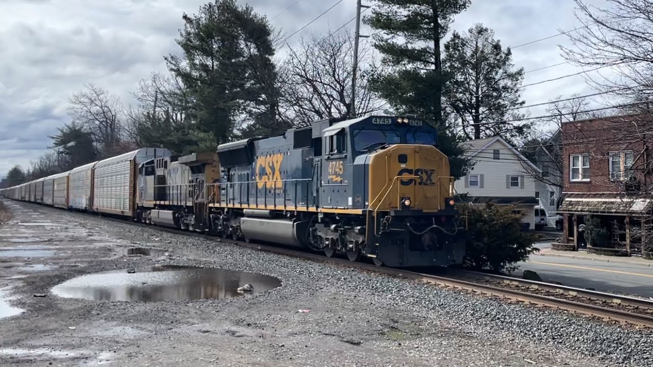 CSX River Subdivision Trains in 2024 (Part 3) - YouTube