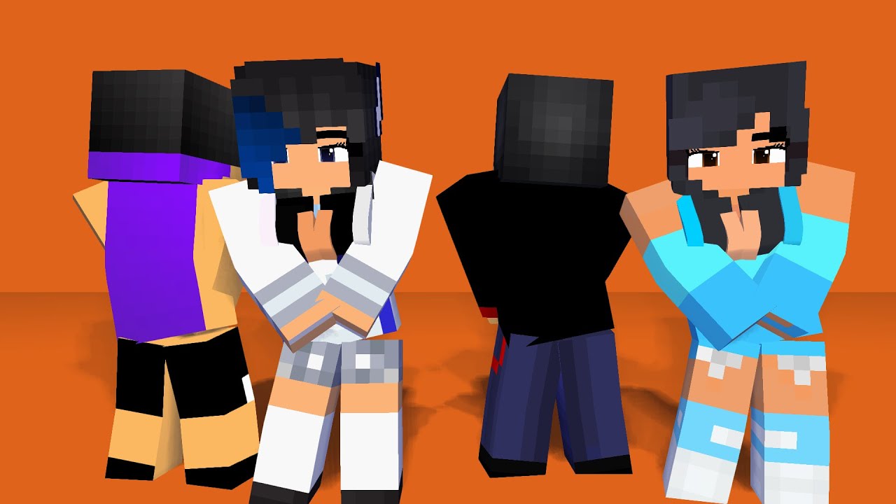 BLOOD POP BAD LIAR MEME APHMAU AND ARON 40 - MINECRAFT ANIMATION # ...