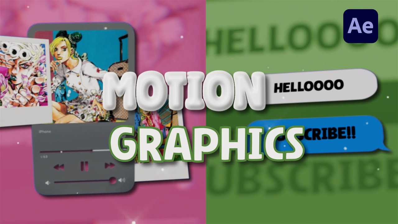 Creative motion graphics transition After effects tutorial - YouTube