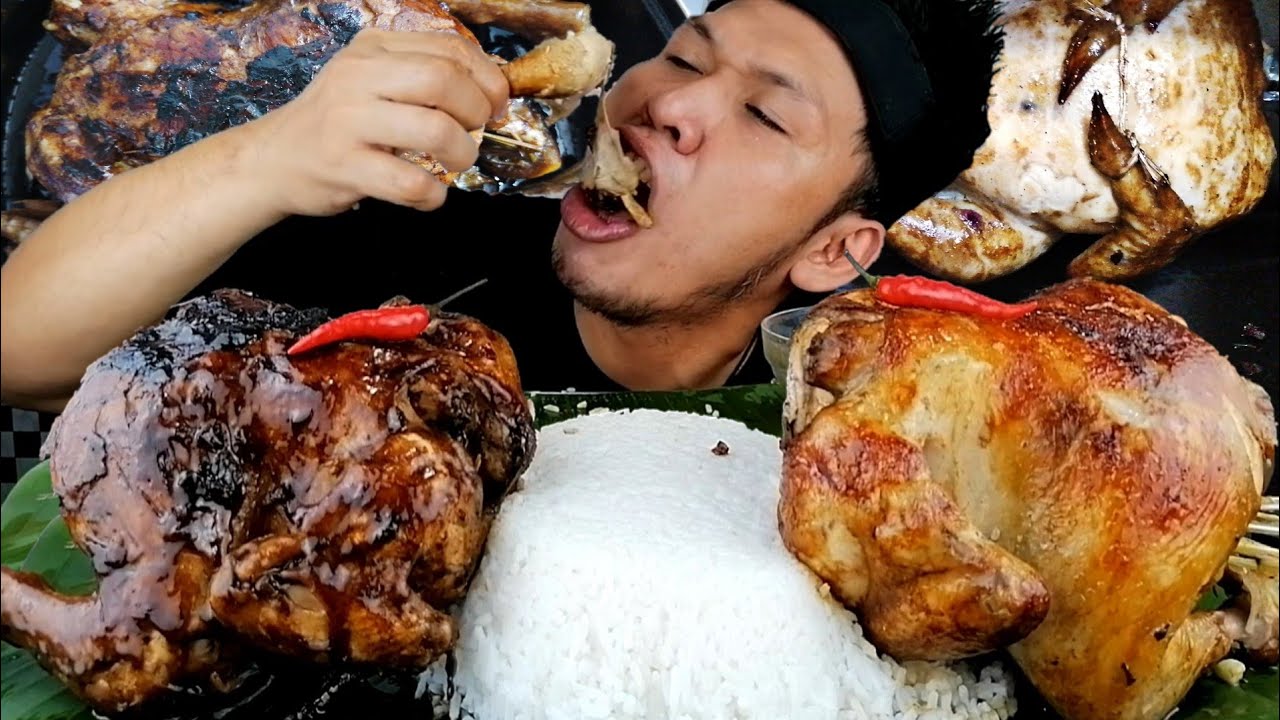 PAN GRILLED VS OVEN GRILLED CHICKEN | BATTLE OF HOMEMADE LECHON MANOK ...